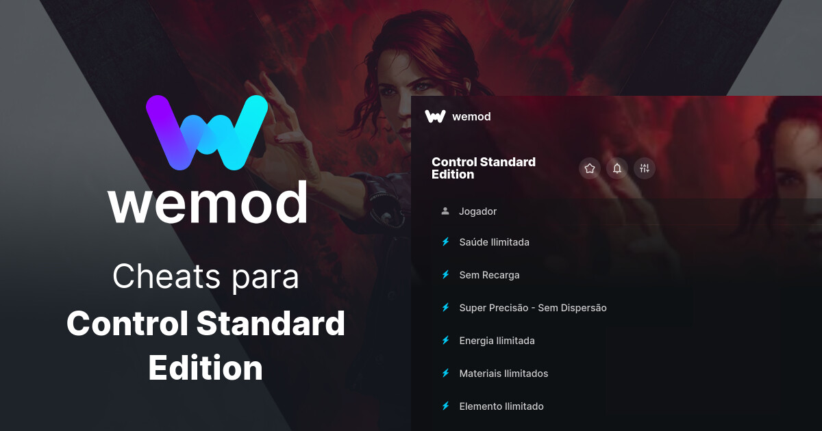 Trapaças e treinadores do Control Standard Edition para PC | WeMod