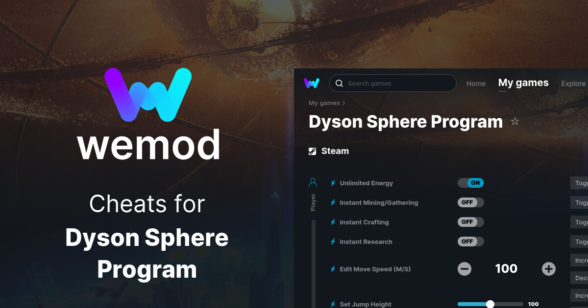 Dyson Sphere Program Cheats And Trainers For Pc Wemod