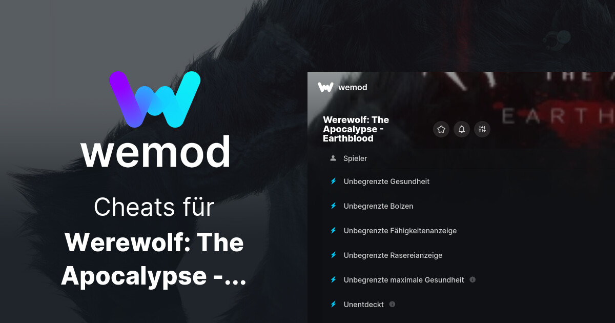 Werewolf: The Apocalypse - Earthblood Cheats und Trainer für PC - WeMod