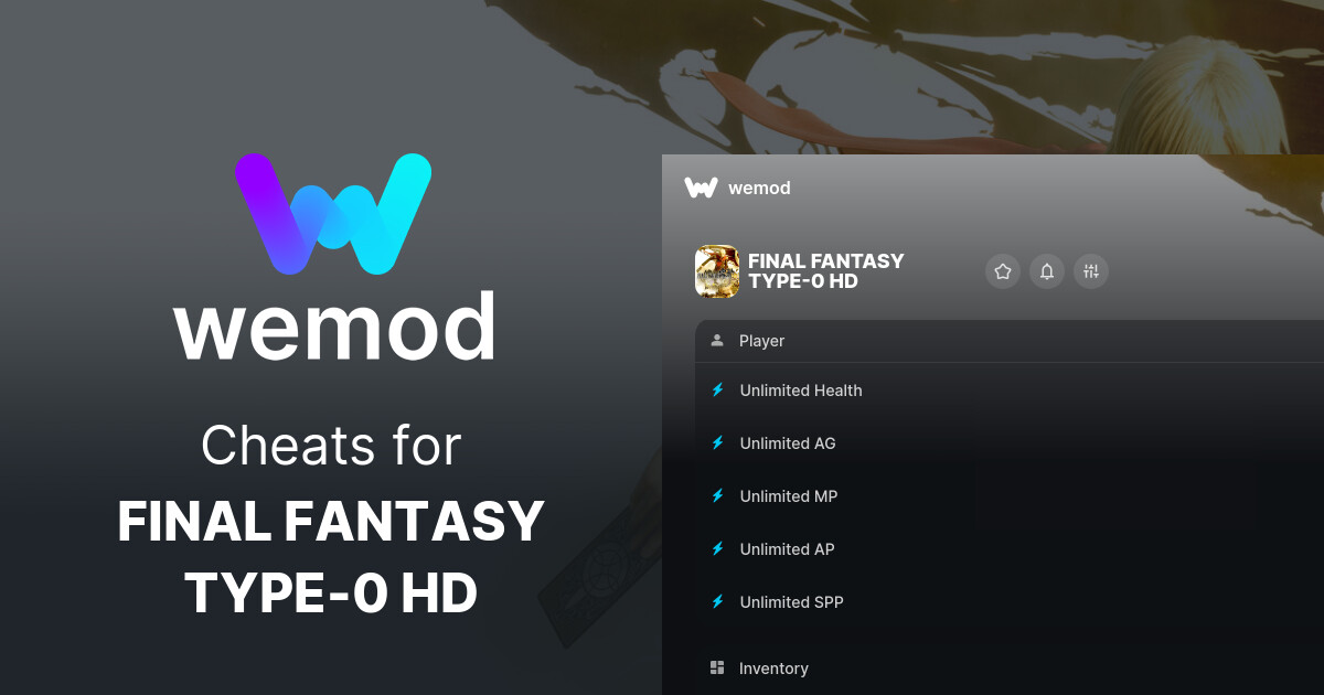 FINAL FANTASY TYPE-0 HD Cheats & Trainers for PC | WeMod