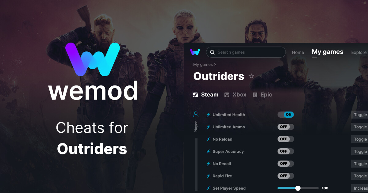 Outriders Cheats & Trainers for PC | WeMod