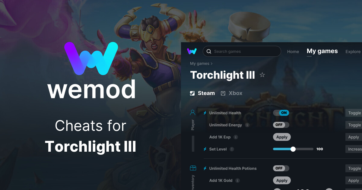 Torchlight III Cheats & Trainers for PC | WeMod