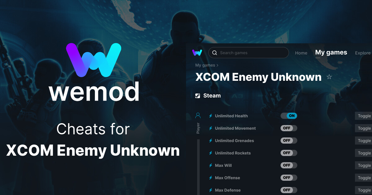 XCOM Enemy Unknown Cheats & Trainers for PC | WeMod