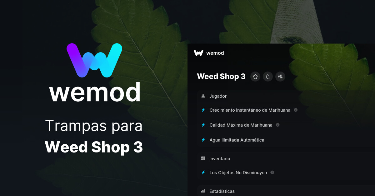 Logros de Weed Shop 3 para Steam | WeMod