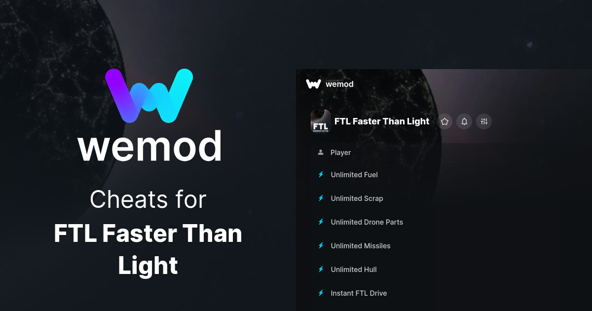 FTL Faster Than Light Cheats & Trainers for PC | WeMod