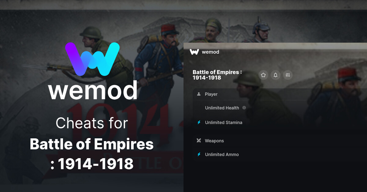 Battle of Empires : 1914-1918 Achievements for Steam | WeMod