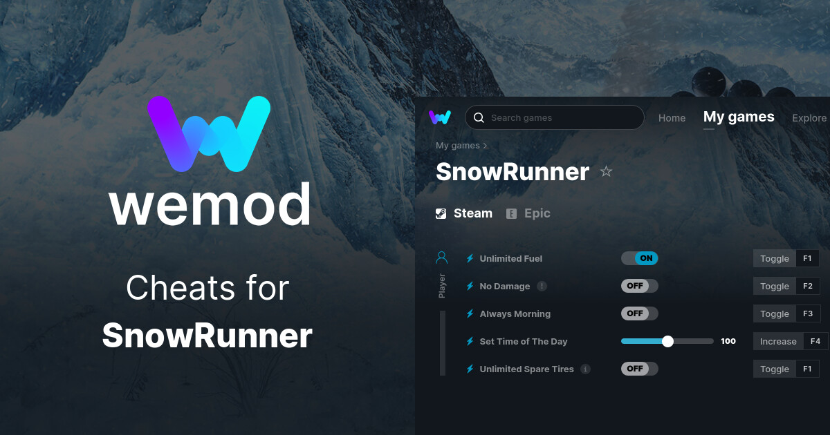 SnowRunner Cheats & Trainers for PC | WeMod