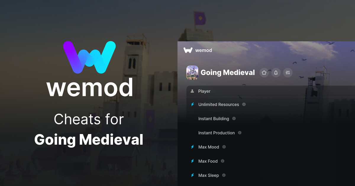 Going Medieval Cheats & Trainers for PC | WeMod