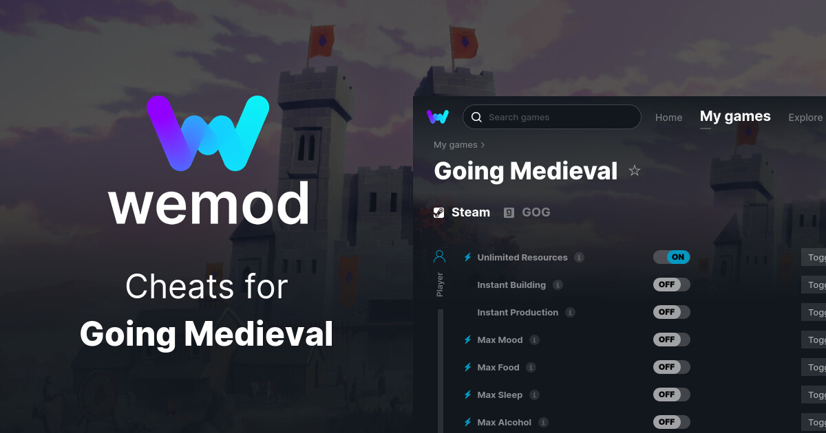 Going Medieval Cheats & Trainers for PC | WeMod