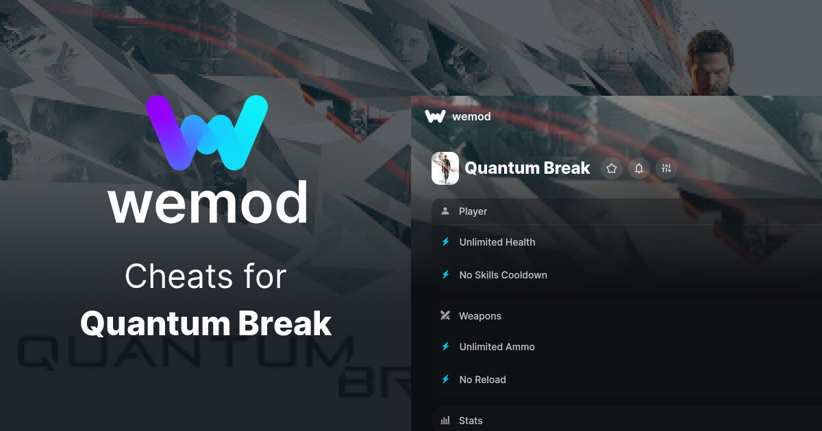 Quantum Break Cheats & Trainers for PC | WeMod