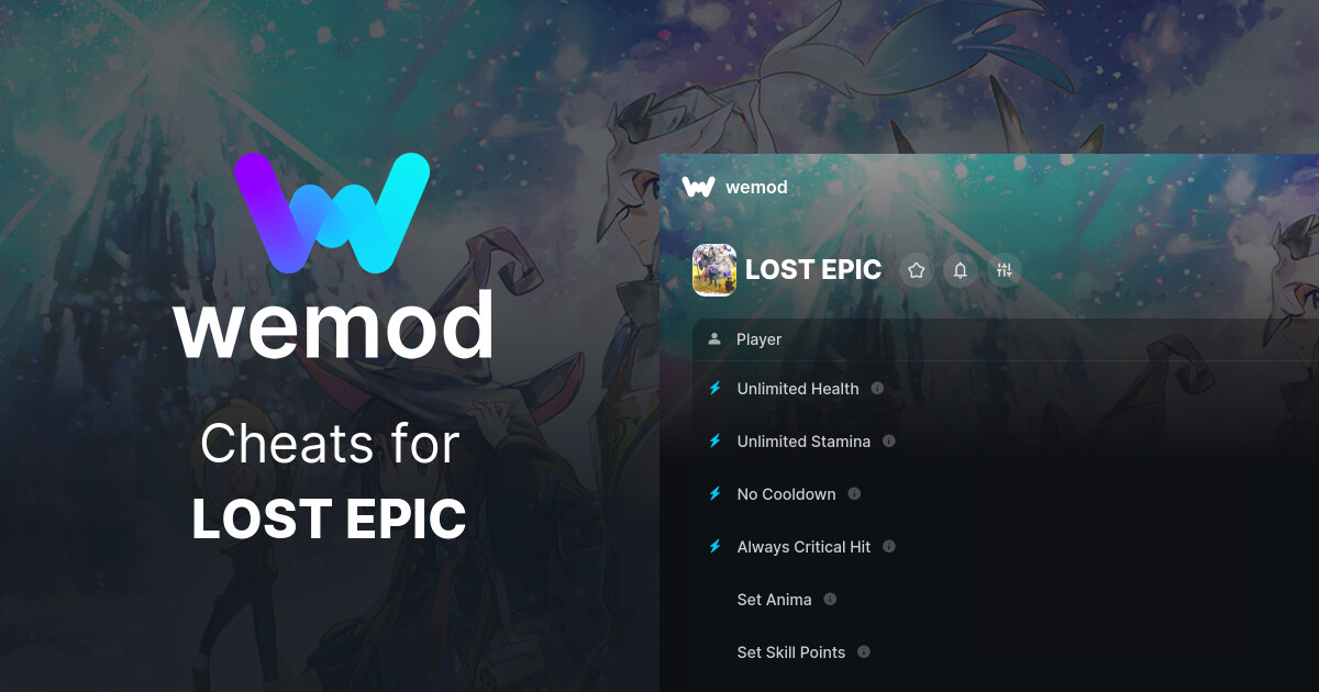 LOST EPIC Cheats & Trainers for PC | WeMod