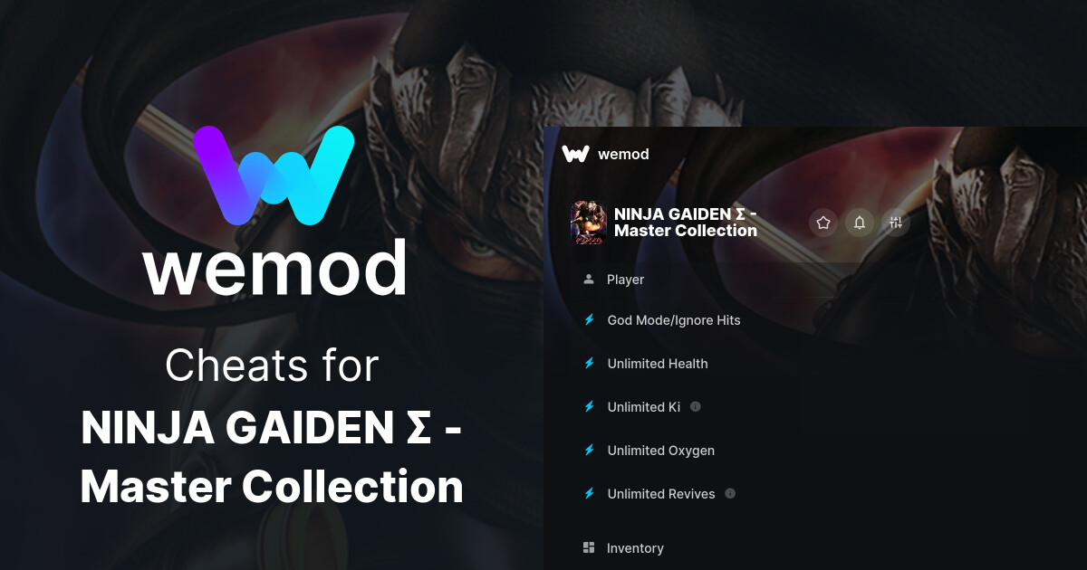 Ninja Gaiden σ Master Collection Cheats Trainers For Pc Wemod