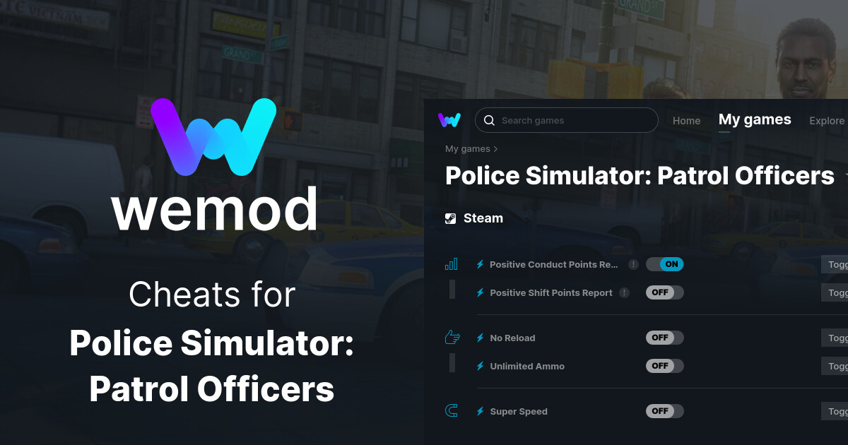Police Simulator: Patrol Officers Cheats & Trainers for PC | WeMod