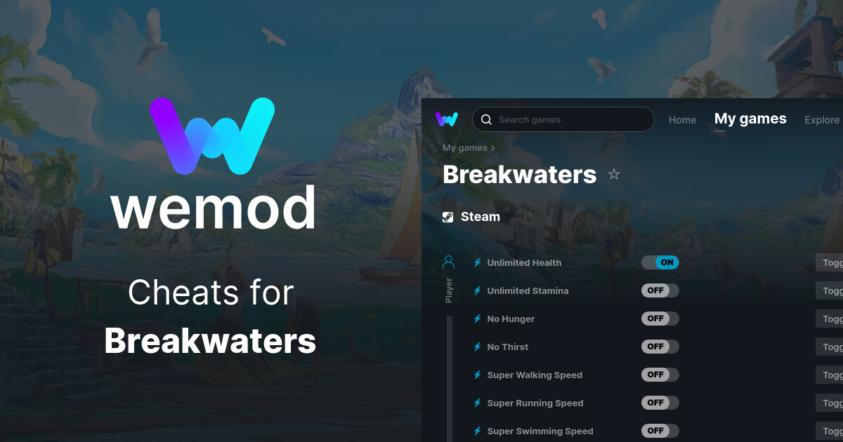 Breakwaters Cheats & Trainers for PC | WeMod