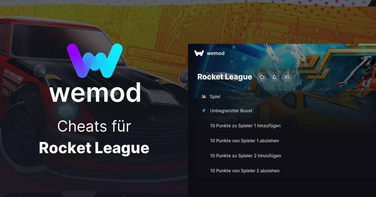 Rocket League Cheats und Trainer für PC - WeMod
