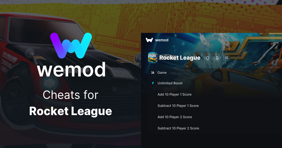 Rocket League Cheats & Trainers for PC | WeMod