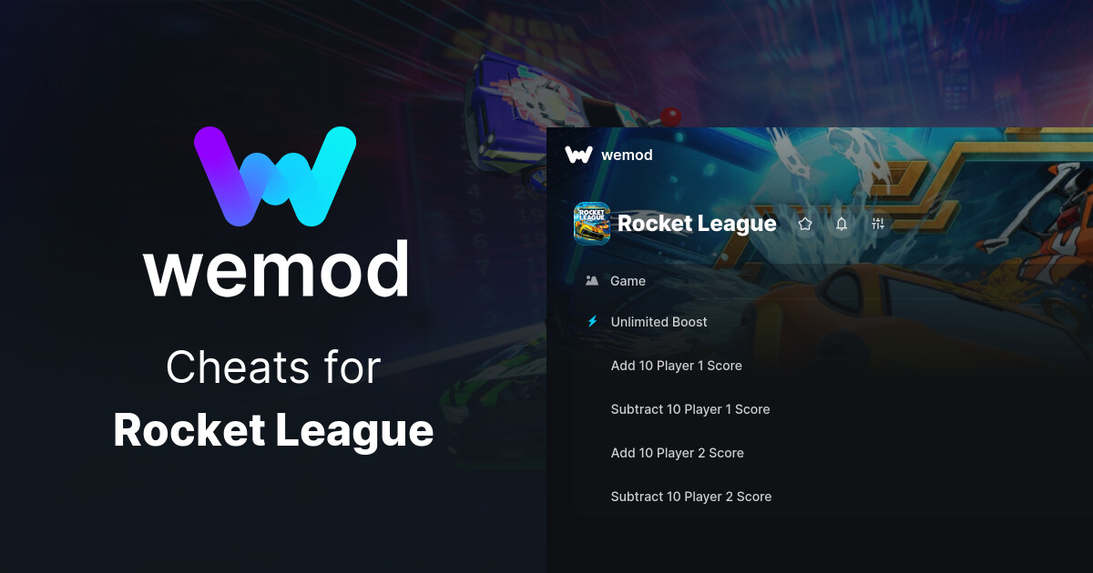 Rocket League Cheats & Trainers for PC | WeMod