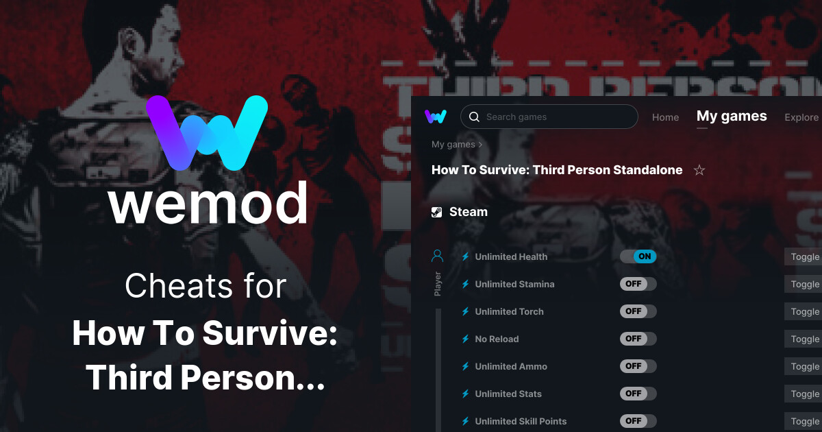 How To Survive: Third Person Standalone Cheats & Trainers for PC | WeMod