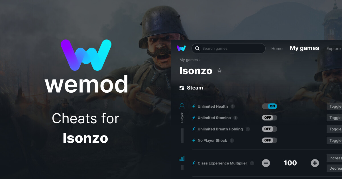 Isonzo Cheats and Trainers for PC - WeMod