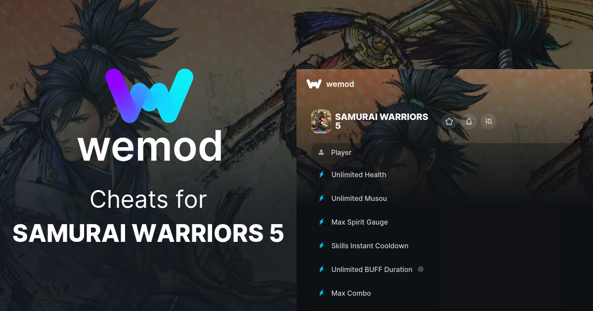 SAMURAI WARRIORS 5 Cheats & Trainers for PC | WeMod