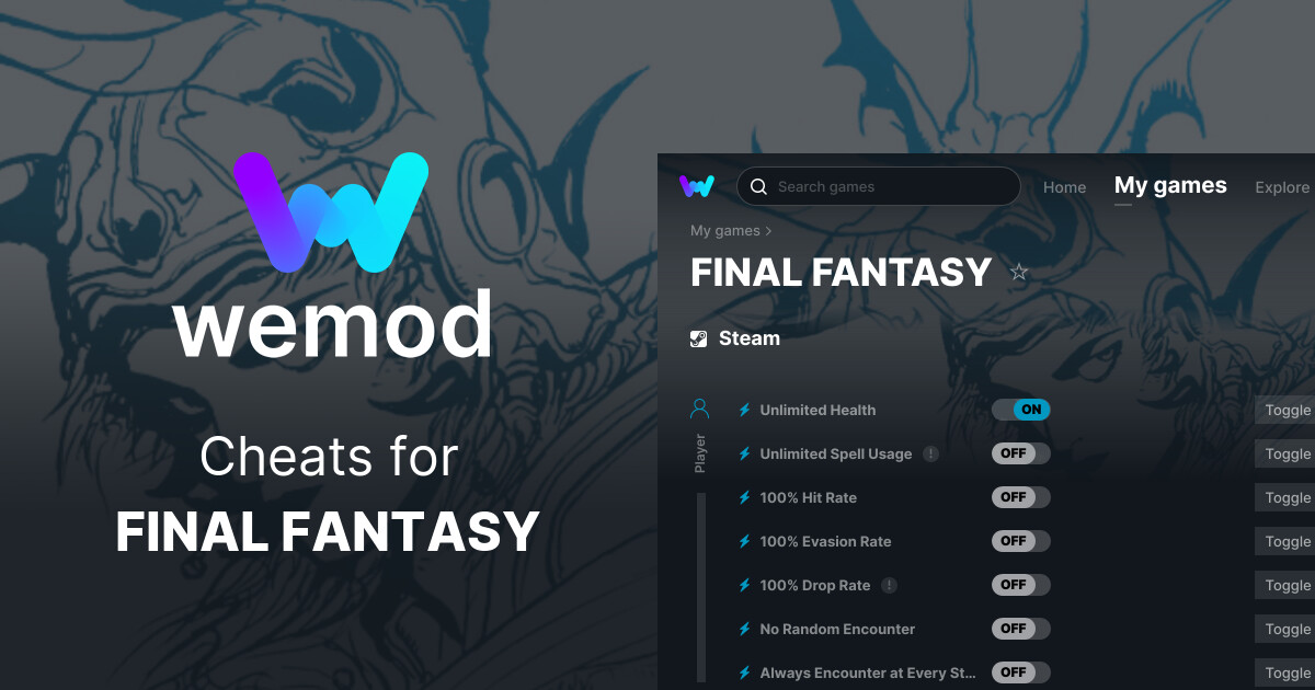 FINAL FANTASY Cheats & Trainers for PC | WeMod