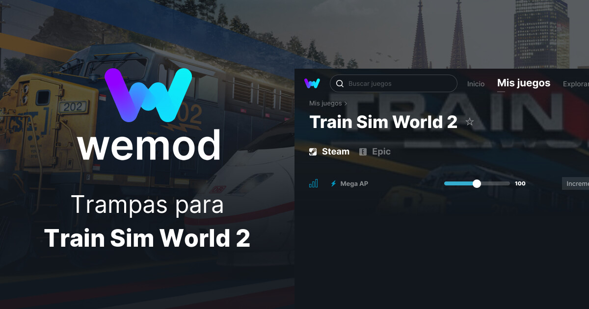 Trampas y Trainers de Train Sim World 2 para PC | WeMod
