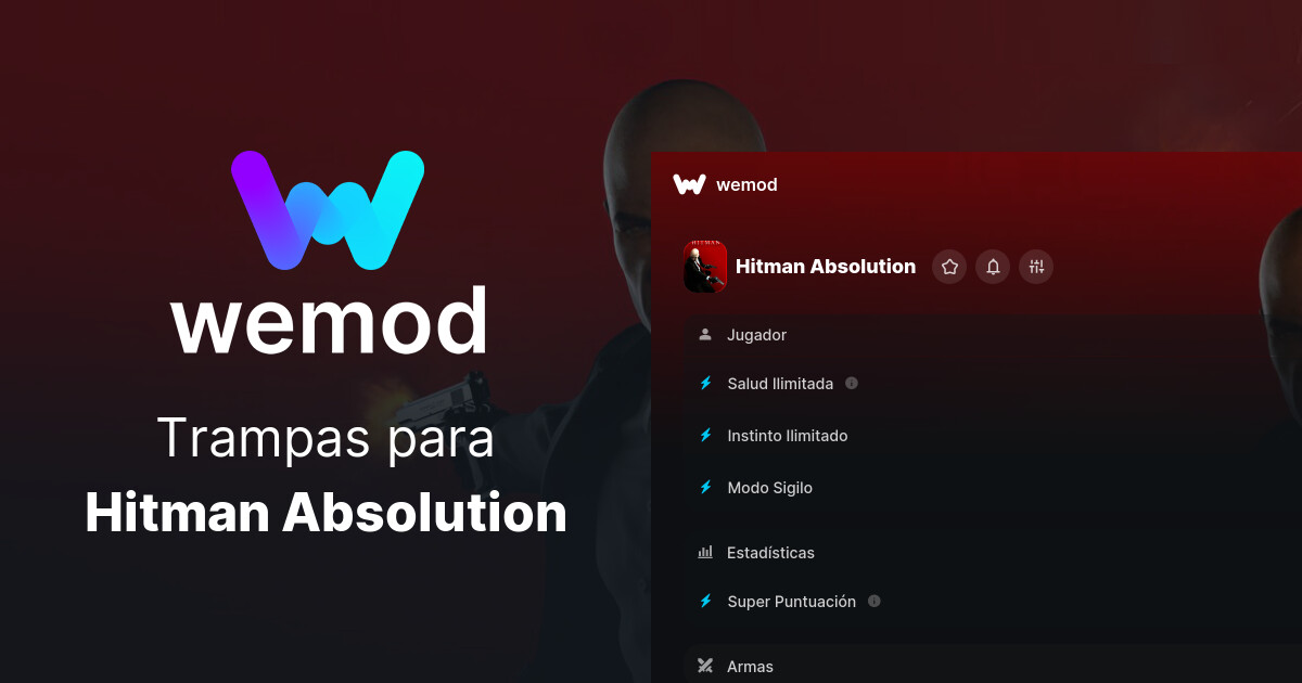 Trampas y trainers de Hitman Absolution para PC - WeMod