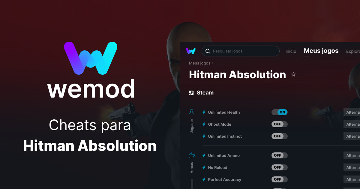 Cheats e Trainers para Hitman Absolution no PC - WeMod
