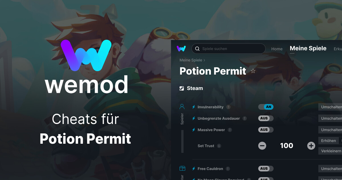 Potion Permit Cheats & Trainer für PC | WeMod