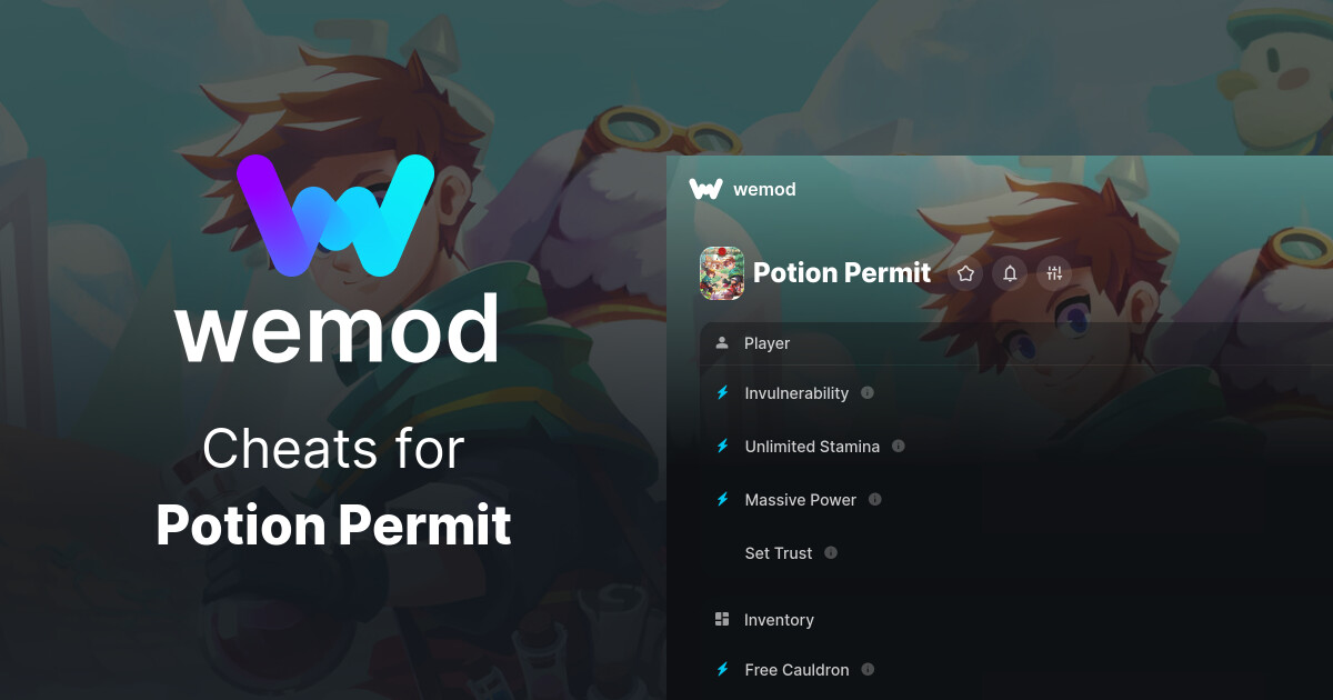 Potion Permit Cheats & Trainers for PC | WeMod