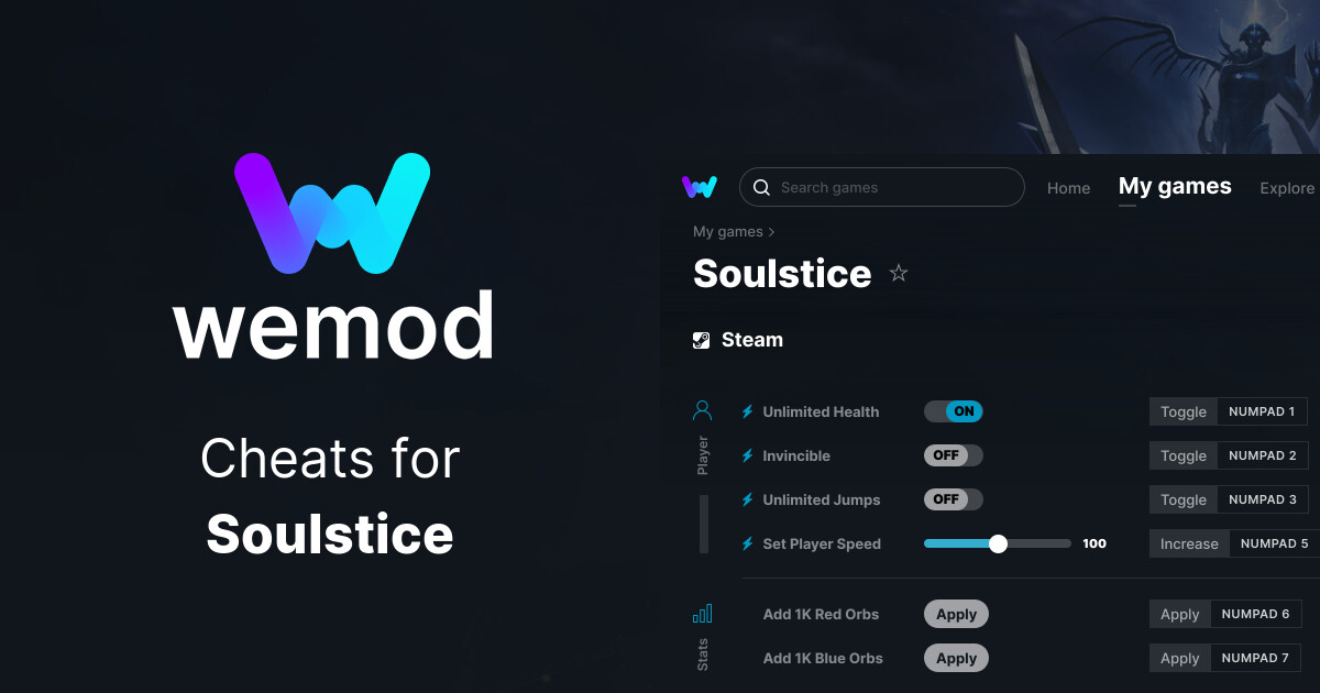Soulstice Cheats and Trainers for PC - WeMod