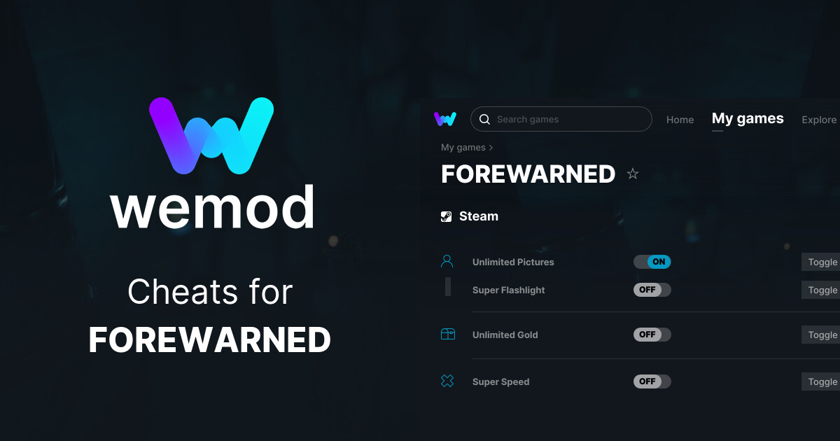 FOREWARNED Cheats and Trainers for PC - WeMod