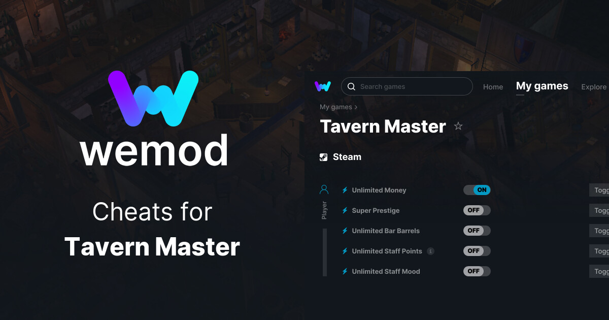 Tavern Master Cheats & Trainers for PC | WeMod