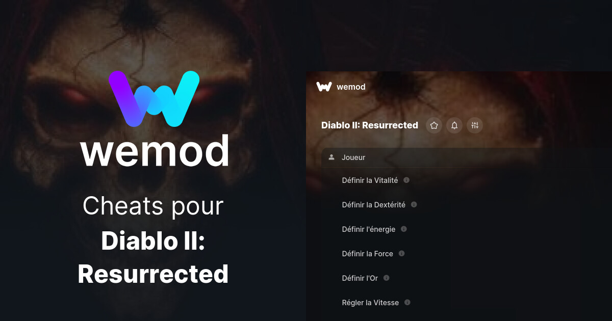Cheats et trainers pour Diablo II: Resurrected sur PC | WeMod