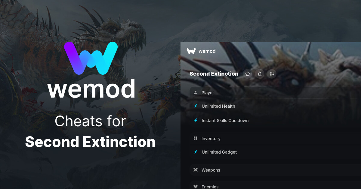 Second Extinction Cheats & Trainers for PC | WeMod