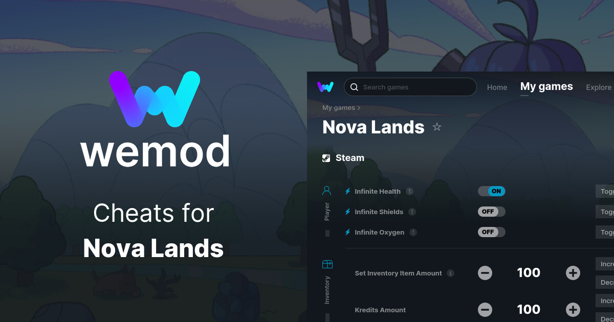 Nova Lands Cheats & Trainers for PC | WeMod