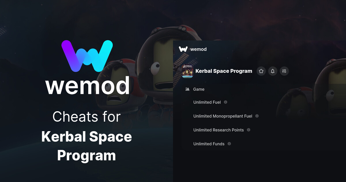 Kerbal Space Program Cheats & Trainers for PC | WeMod