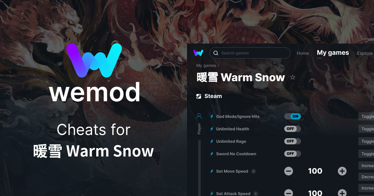 暖雪 Warm Snow Cheats & Trainers for PC | WeMod