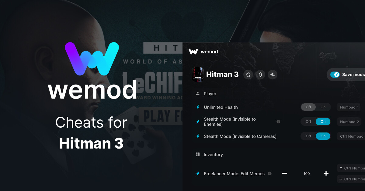 Hitman 3 Cheats, Trainers and Maps for PC | WeMod
