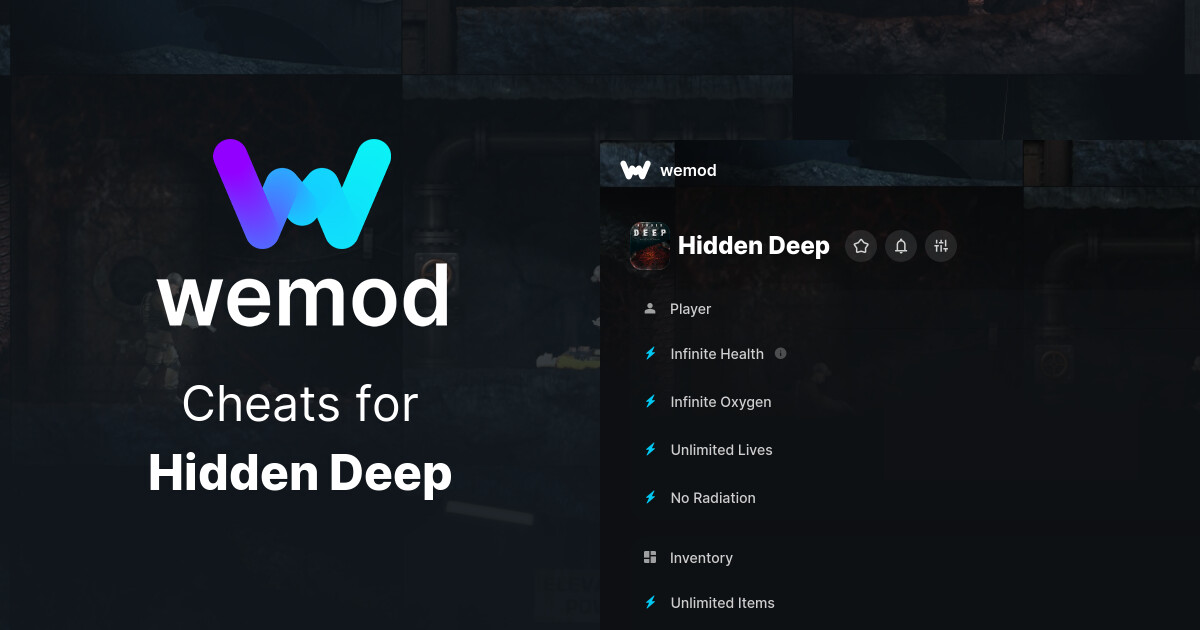 Hidden Deep Cheats & Trainers for PC | WeMod