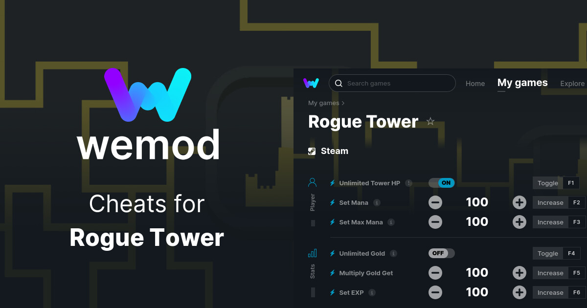 Rogue Tower Cheats & Trainers for PC | WeMod