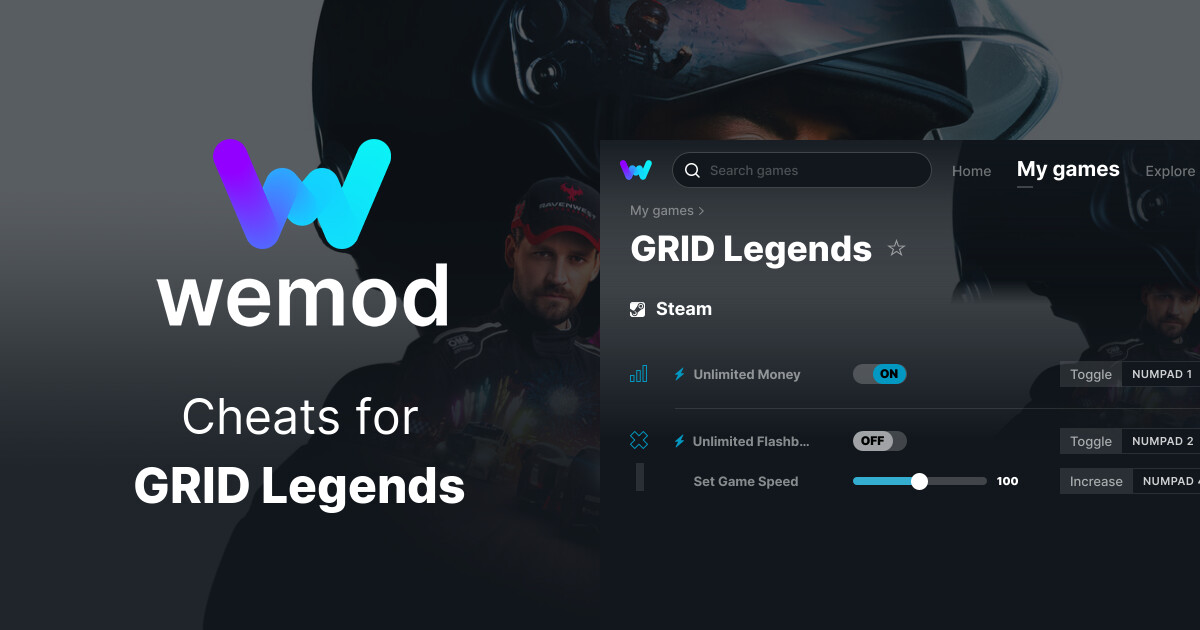 GRID Legends Cheats & Trainers for PC | WeMod