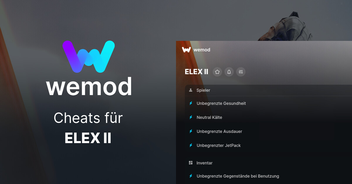 ELEX II Cheats und Trainer für PC - WeMod