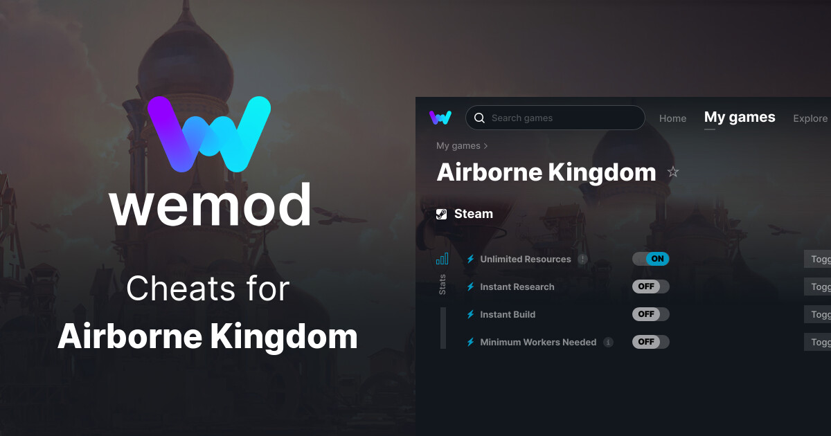 Airborne Kingdom Cheats & Trainers for PC | WeMod