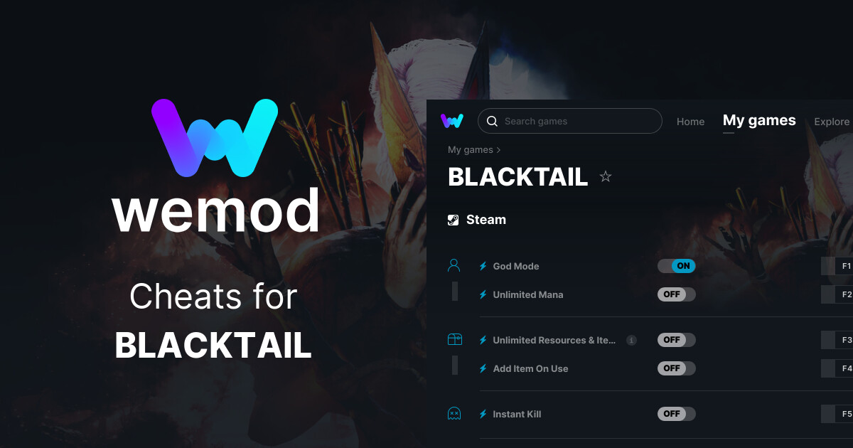 BLACKTAIL Cheats & Trainers for PC | WeMod