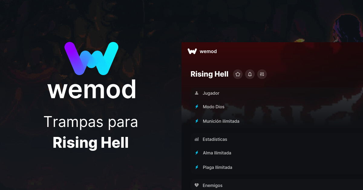 Trampas y trainers de Rising Hell para PC - WeMod