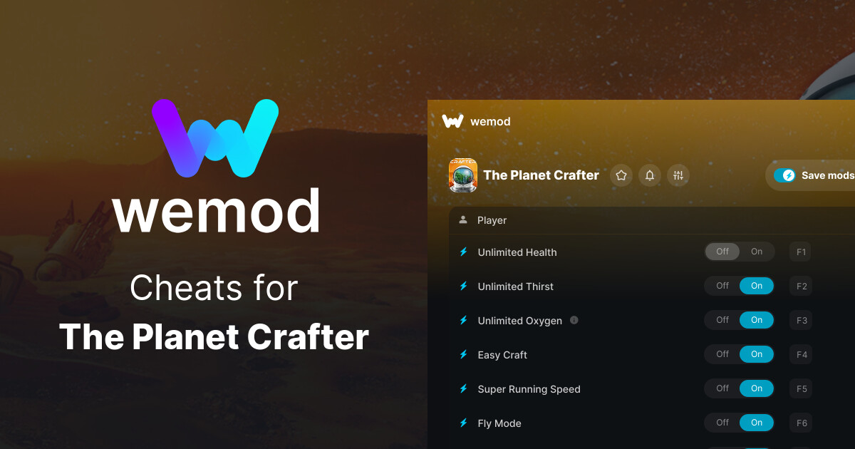 The Planet Crafter Cheats, Trainers and Maps for PC | WeMod