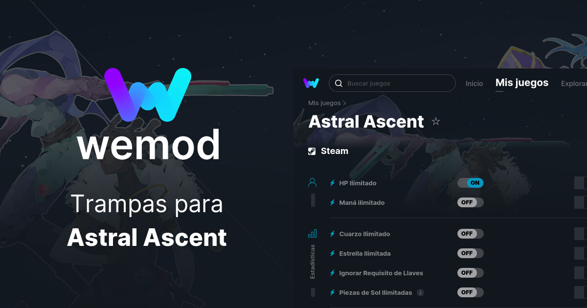 Trampas y Trainers de Astral Ascent para PC | WeMod