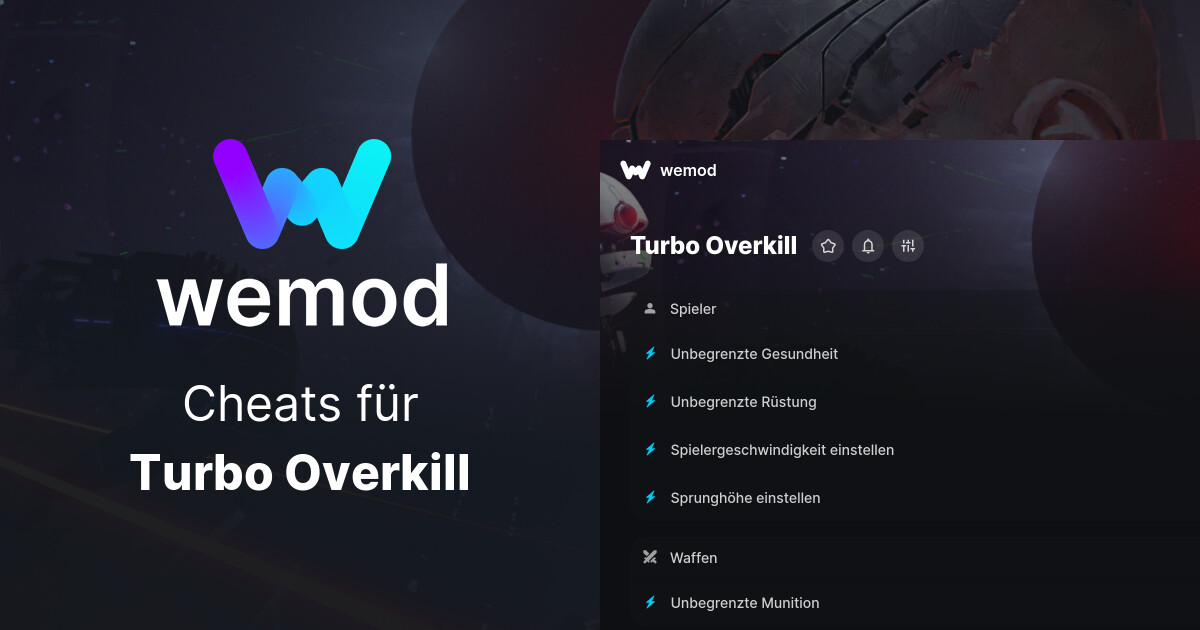 Turbo Overkill Cheats und Trainer für PC - WeMod