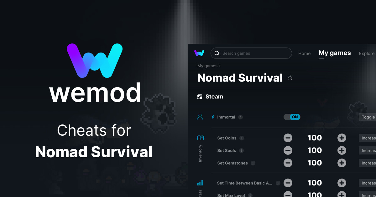 Nomad Survival Cheats & Trainers for PC | WeMod